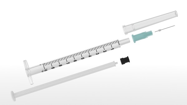 1ml 주사기 3D 모델 - TurboSquid 1232661