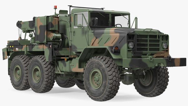 M939 Militar Wrecker Green Rigged Modelo 3D - TurboSquid 1715611