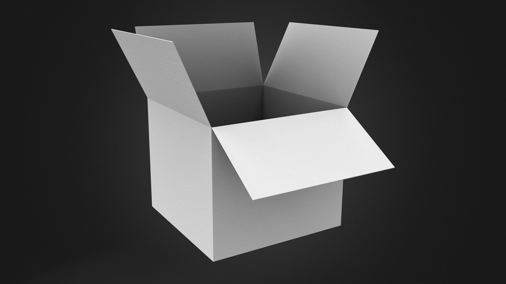 Open Cardboard Box 3D Model - TurboSquid 1934776