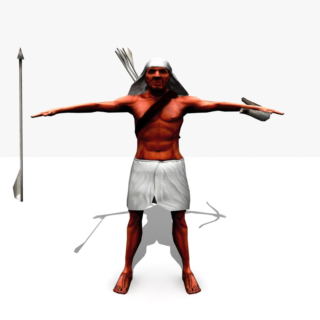 maya egyptian archer animation pack 2