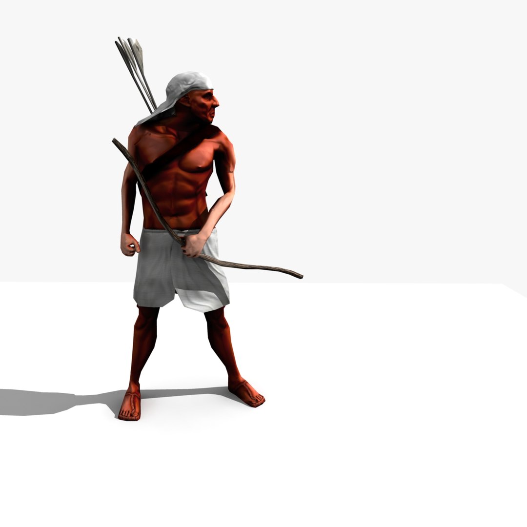 maya egyptian archer animation pack 2