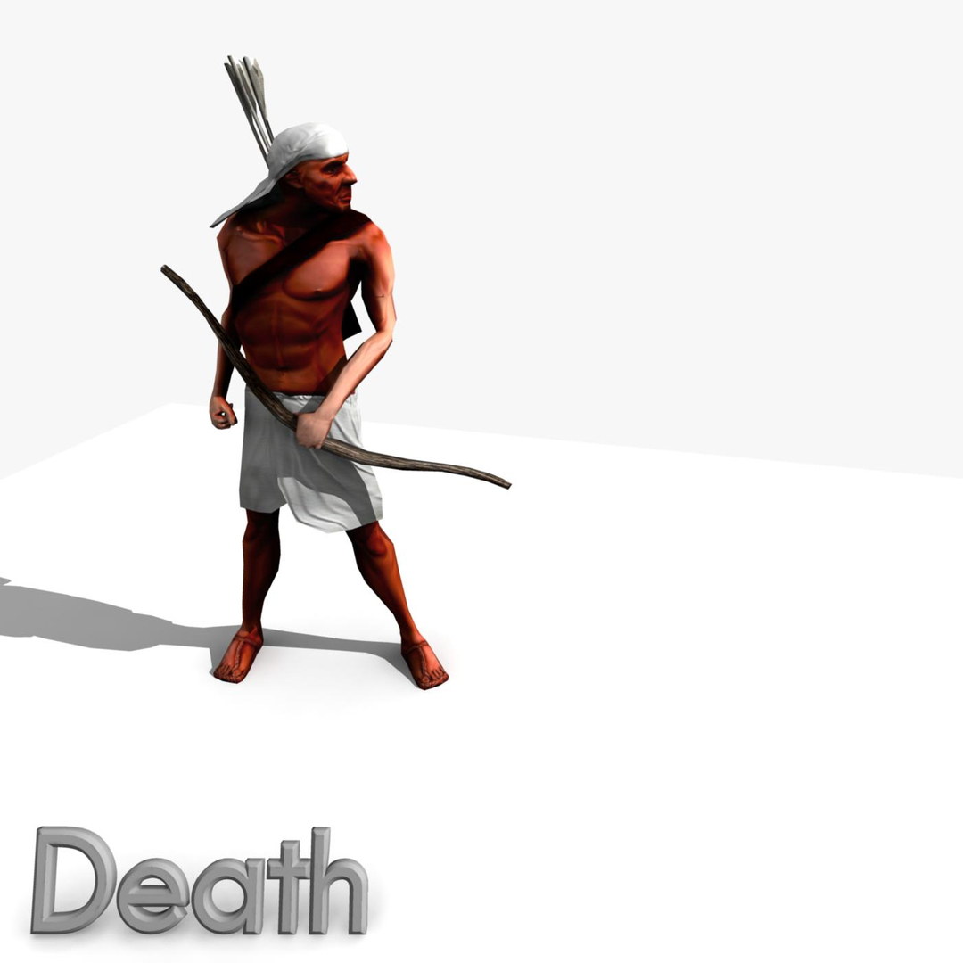 maya egyptian archer animation pack 2
