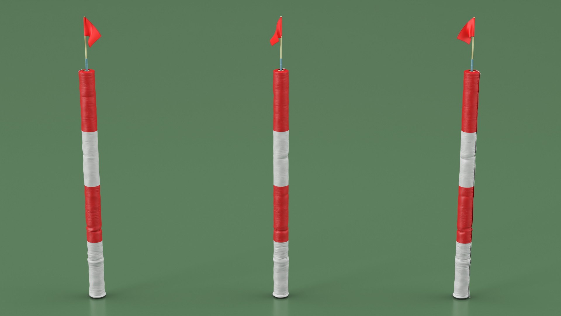 3D Polo Goal Post Red - TurboSquid 2279889