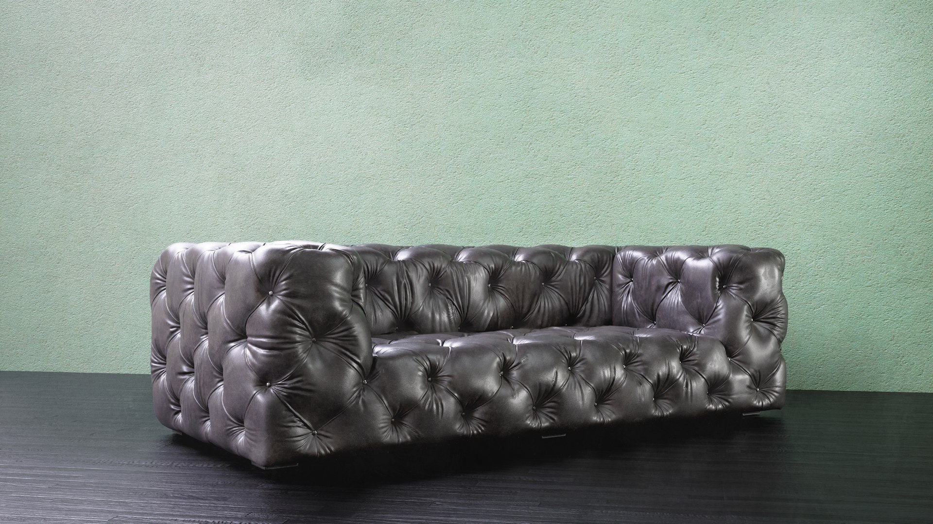 Soho Tufted Leather Sofa Model - TurboSquid 1894472