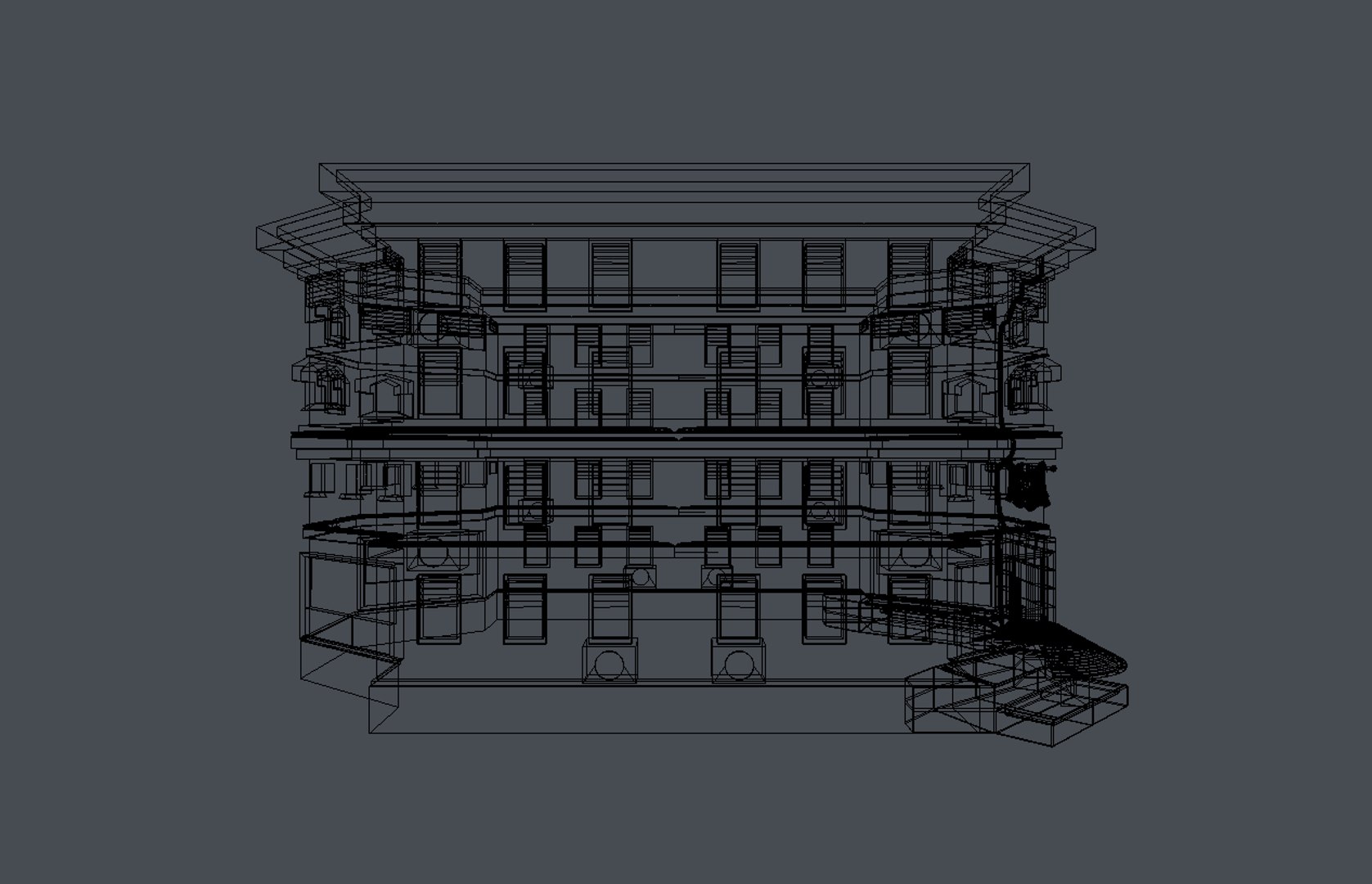 3D Model University School - TurboSquid 1396271