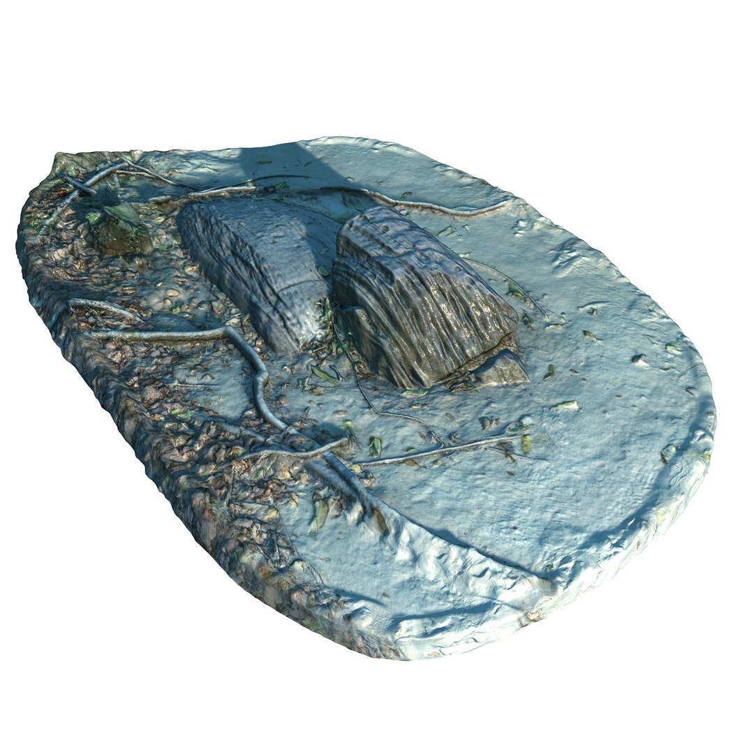 3d Jungle Rock Ground 8k