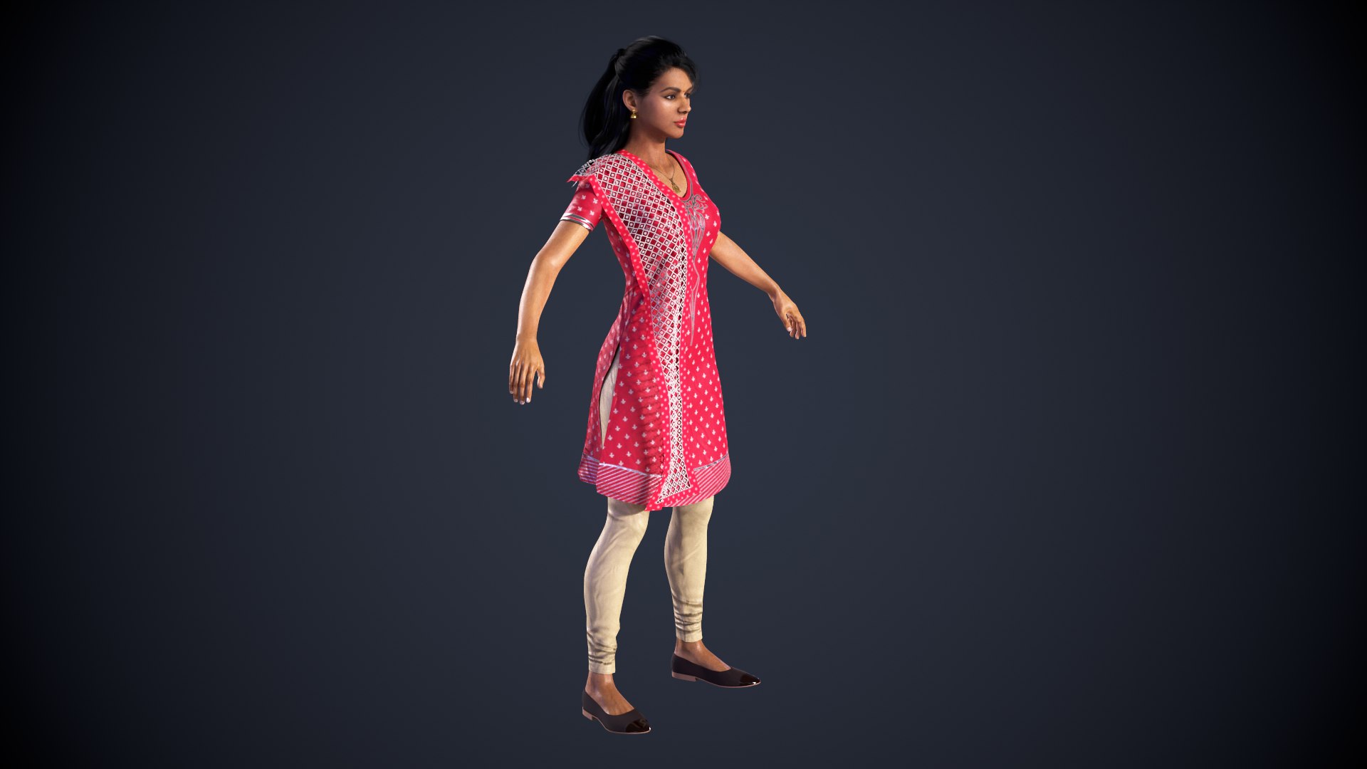 3D Indian Girl Model - TurboSquid 2026154