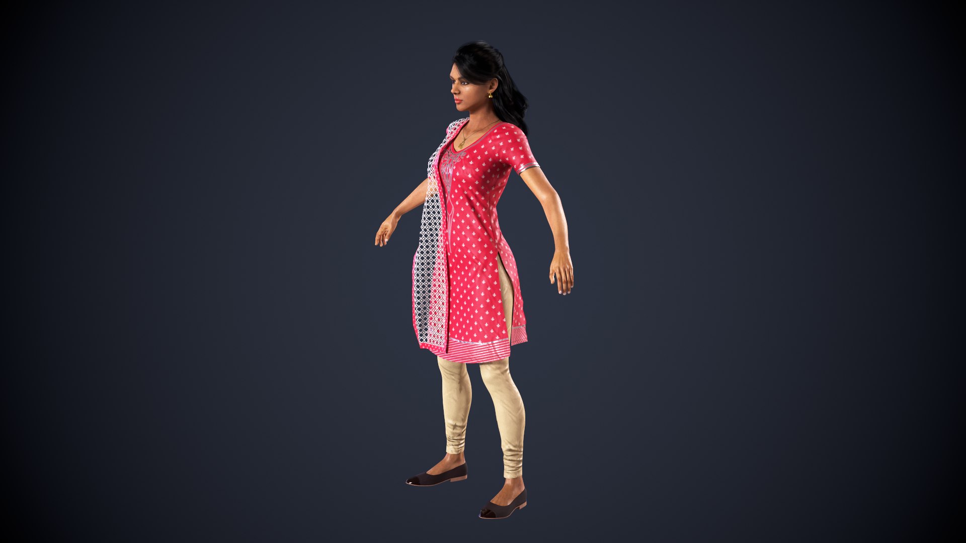 3D Indian Girl Model - TurboSquid 2026154