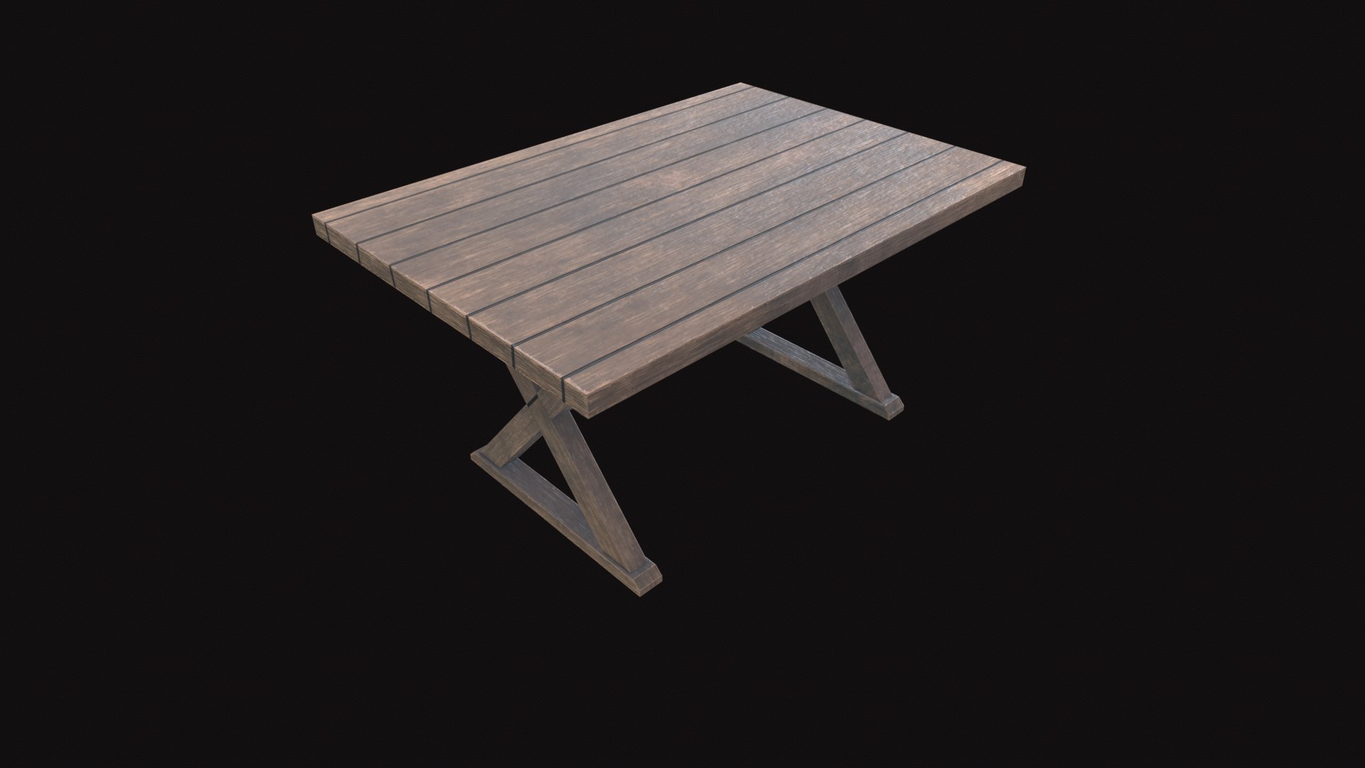 Medieval Table 3D Model - TurboSquid 2318165