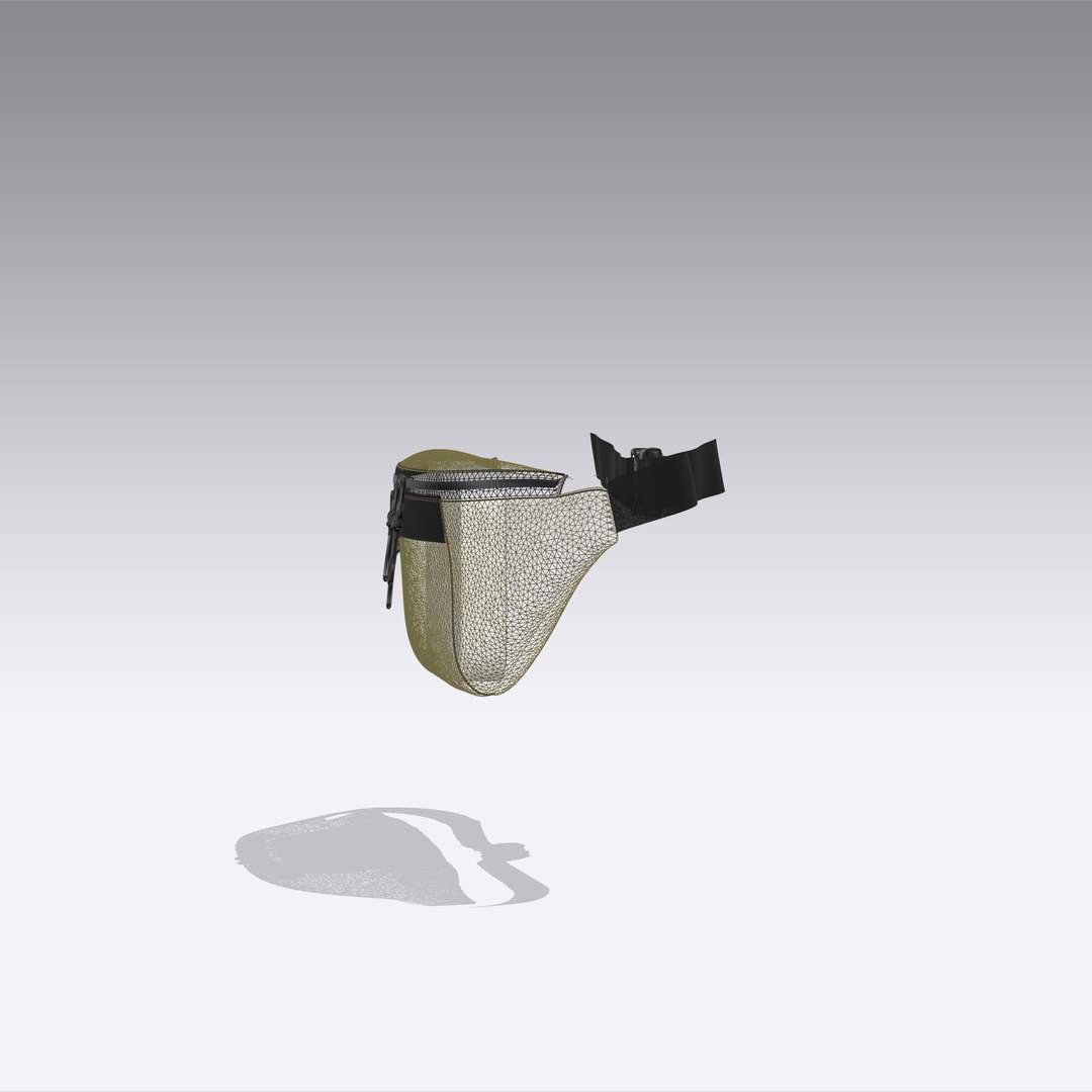 3D Waistbag Fanny Pack Clo3d Model - TurboSquid 2011777