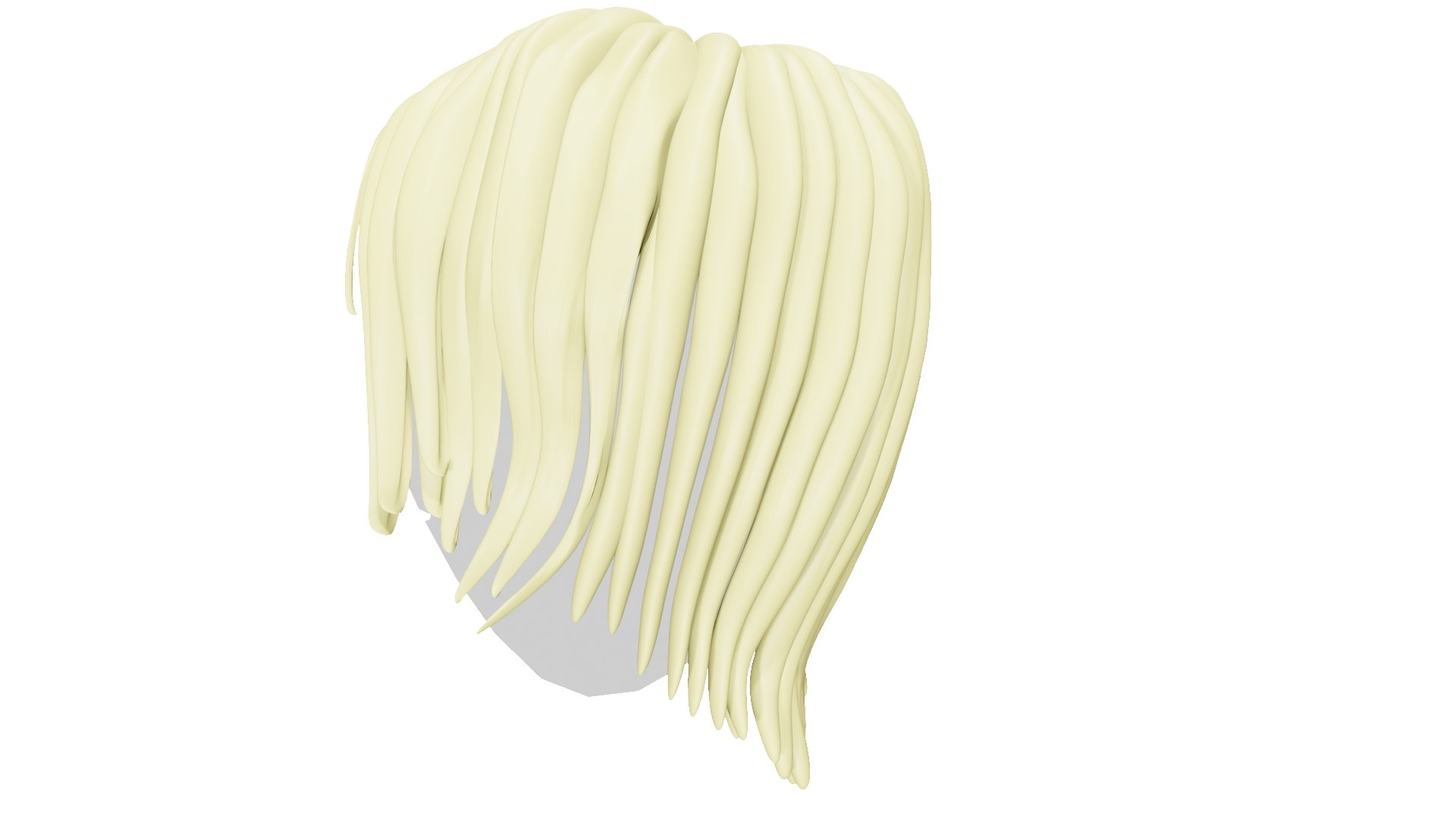 3D Hairs wigs model - TurboSquid 1814598