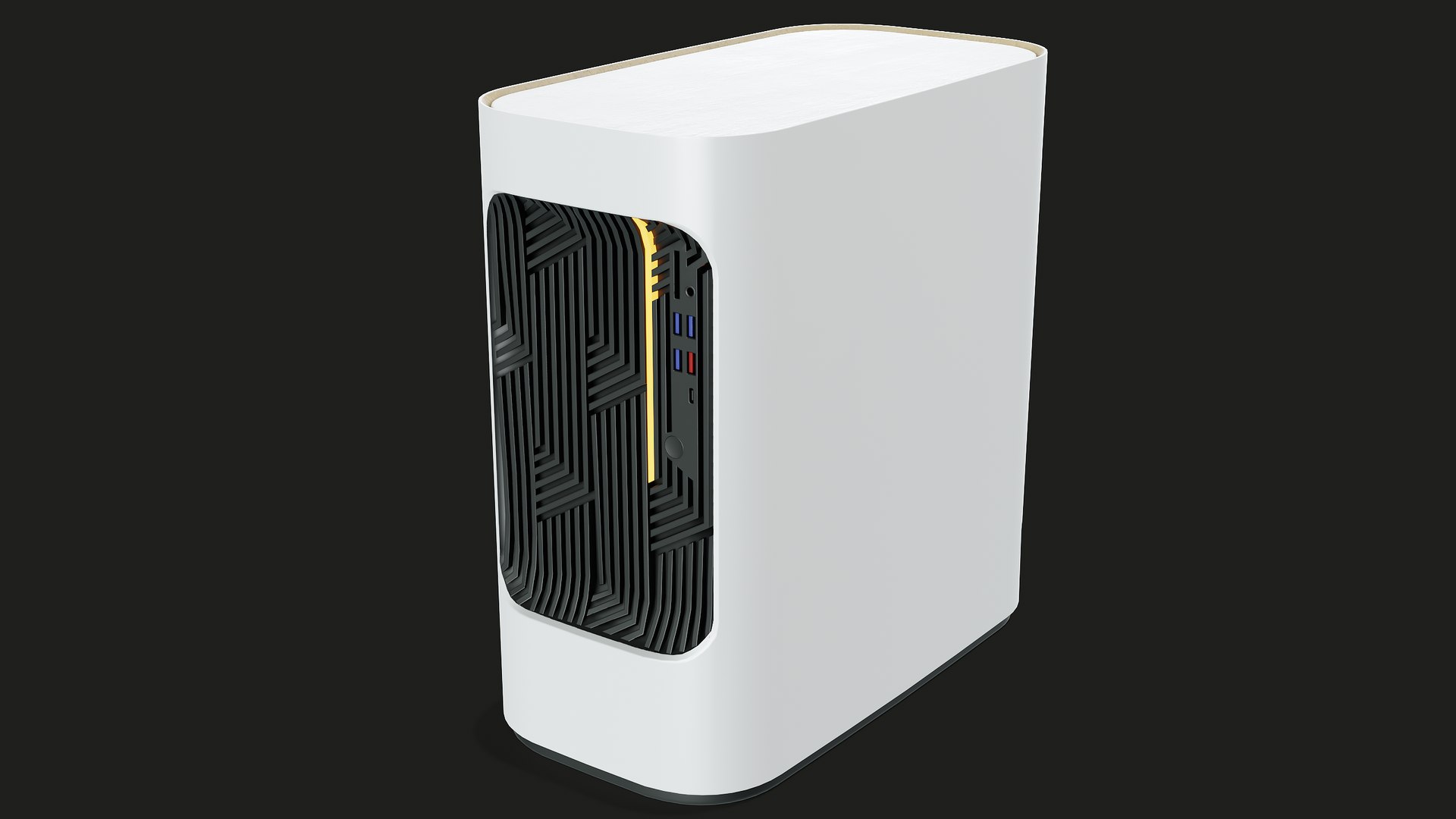 Futuritic PC Case 3D - TurboSquid 2013893