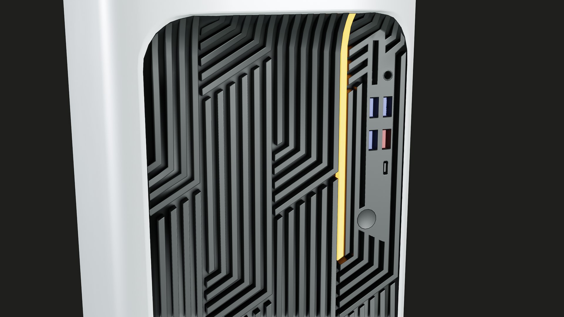 Futuritic PC Case 3D - TurboSquid 2013893