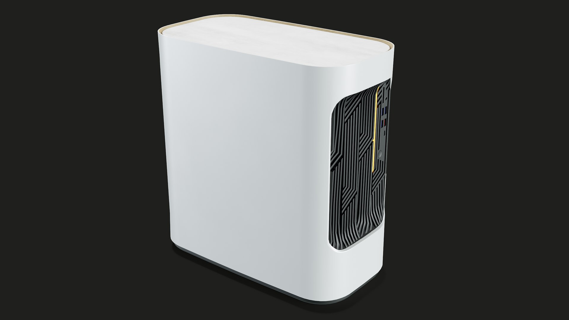 Futuritic PC Case 3D - TurboSquid 2013893
