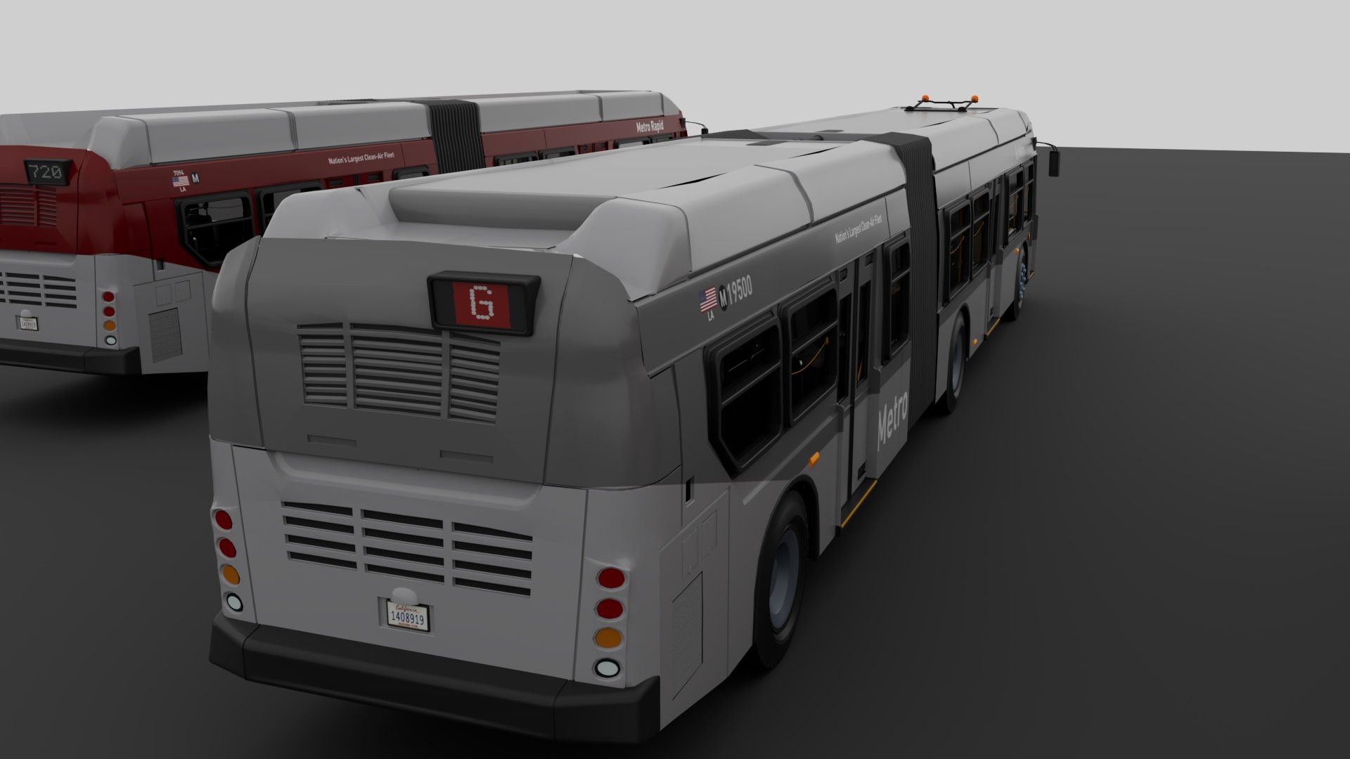 New Flyer XN40 Articulated Electric 3D - TurboSquid 1867186