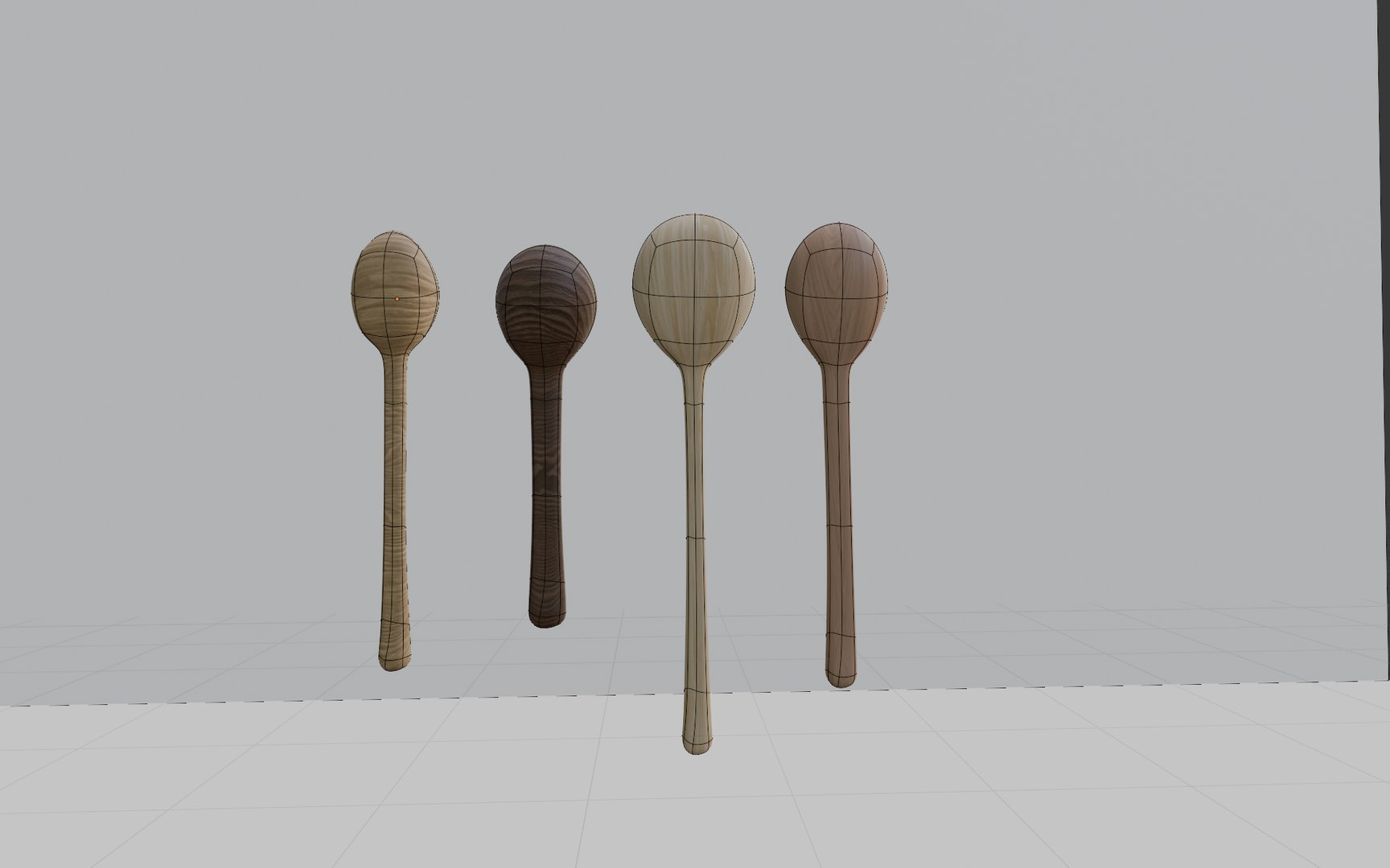 3D WoodenSpoons Model - TurboSquid 2242706