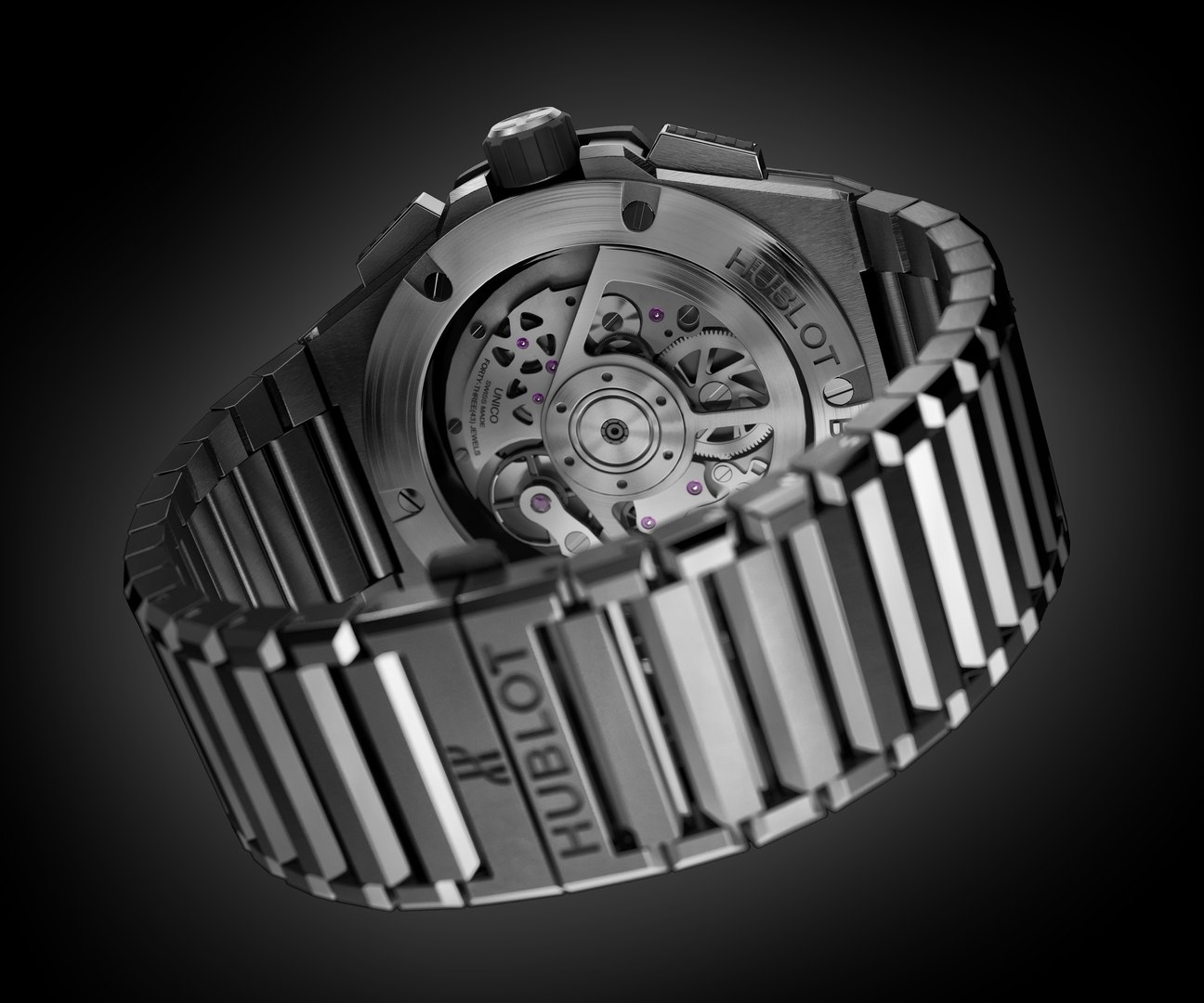 HUBLOT - Big Bang - Integrated Titanium 3D Model - TurboSquid 1934816