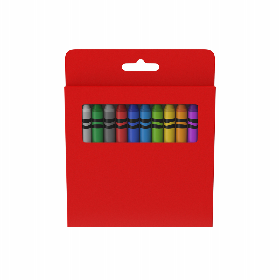 3D Crayons Pack - TurboSquid 2178310