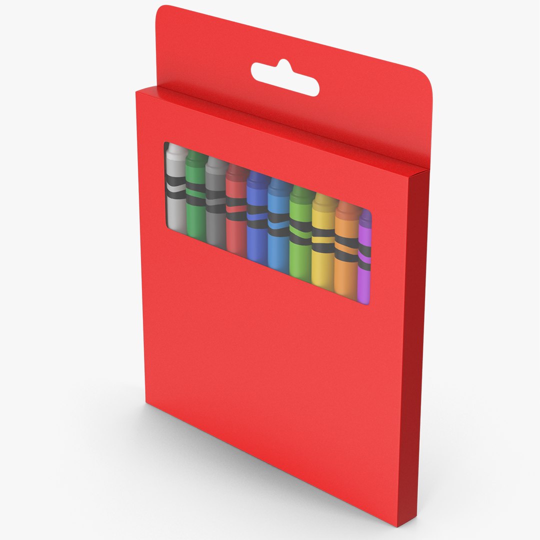 modelo 3d Paquete de crayones - TurboSquid 2178310