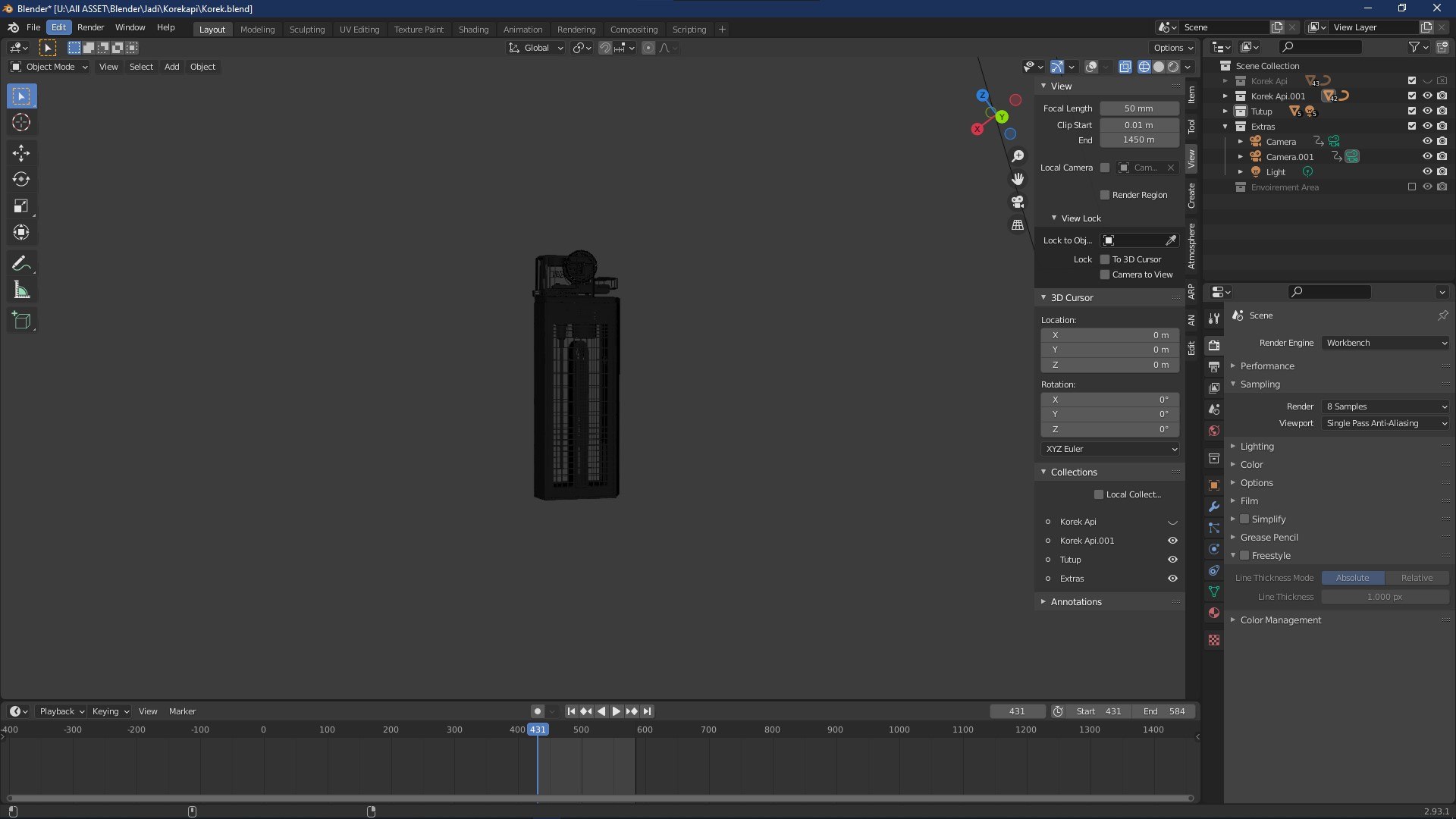 3D Lighter Zippo Tokai Model - TurboSquid 1753069