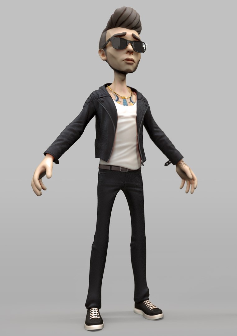 Cool Dude 3D Model - TurboSquid 1302815