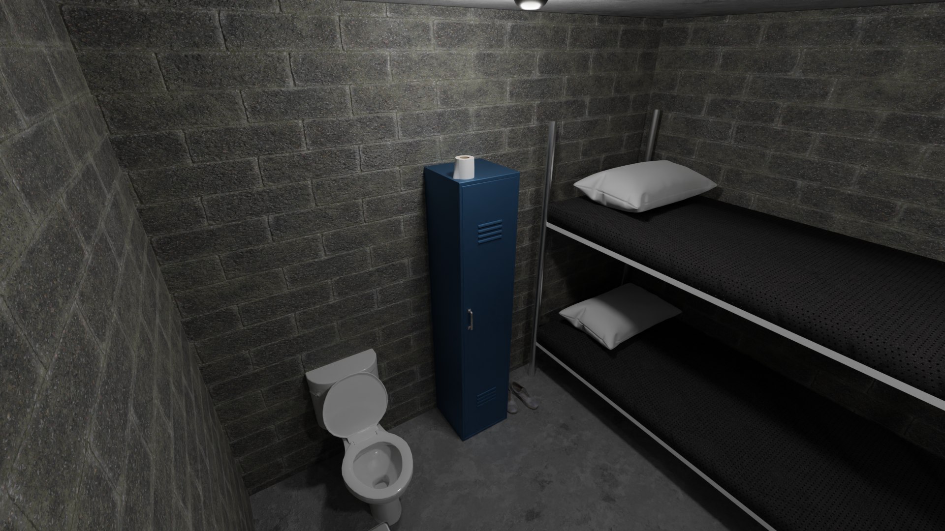 3D Prison Cell Completed Model - TurboSquid 1869809