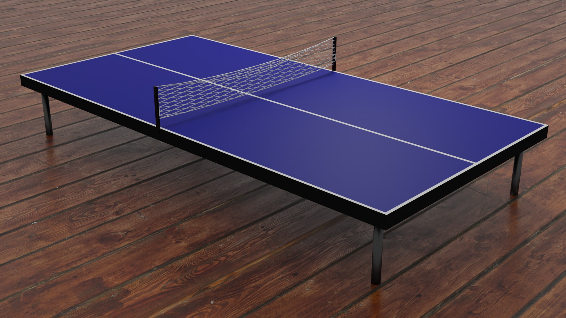 3D Realistic 3D Ping Pong Table Model - TurboSquid 2091095