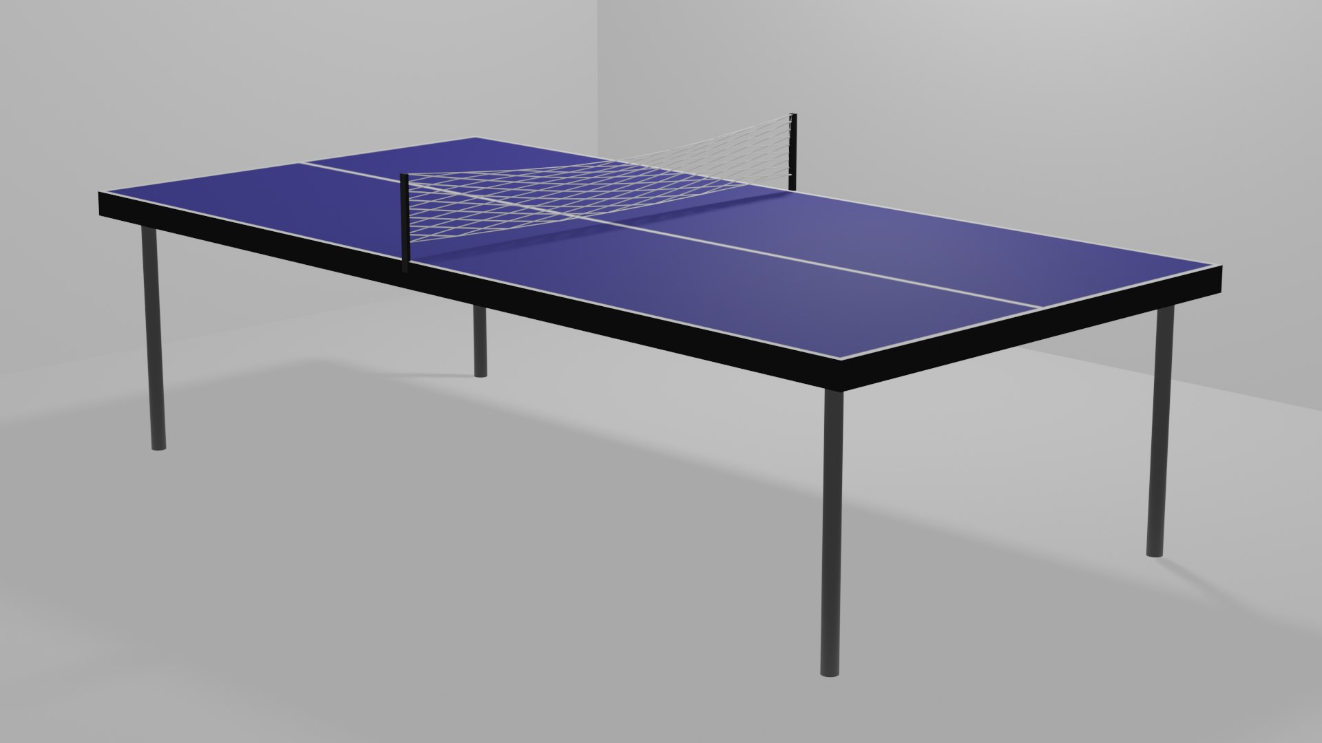 3D Realistic 3D Ping Pong Table Model - TurboSquid 2091095