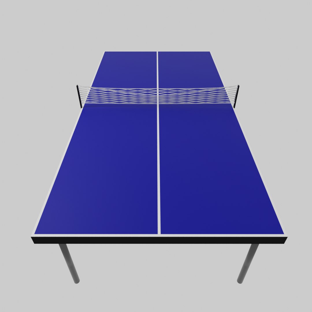 3D Realistic 3D Ping Pong Table Model - TurboSquid 2091095