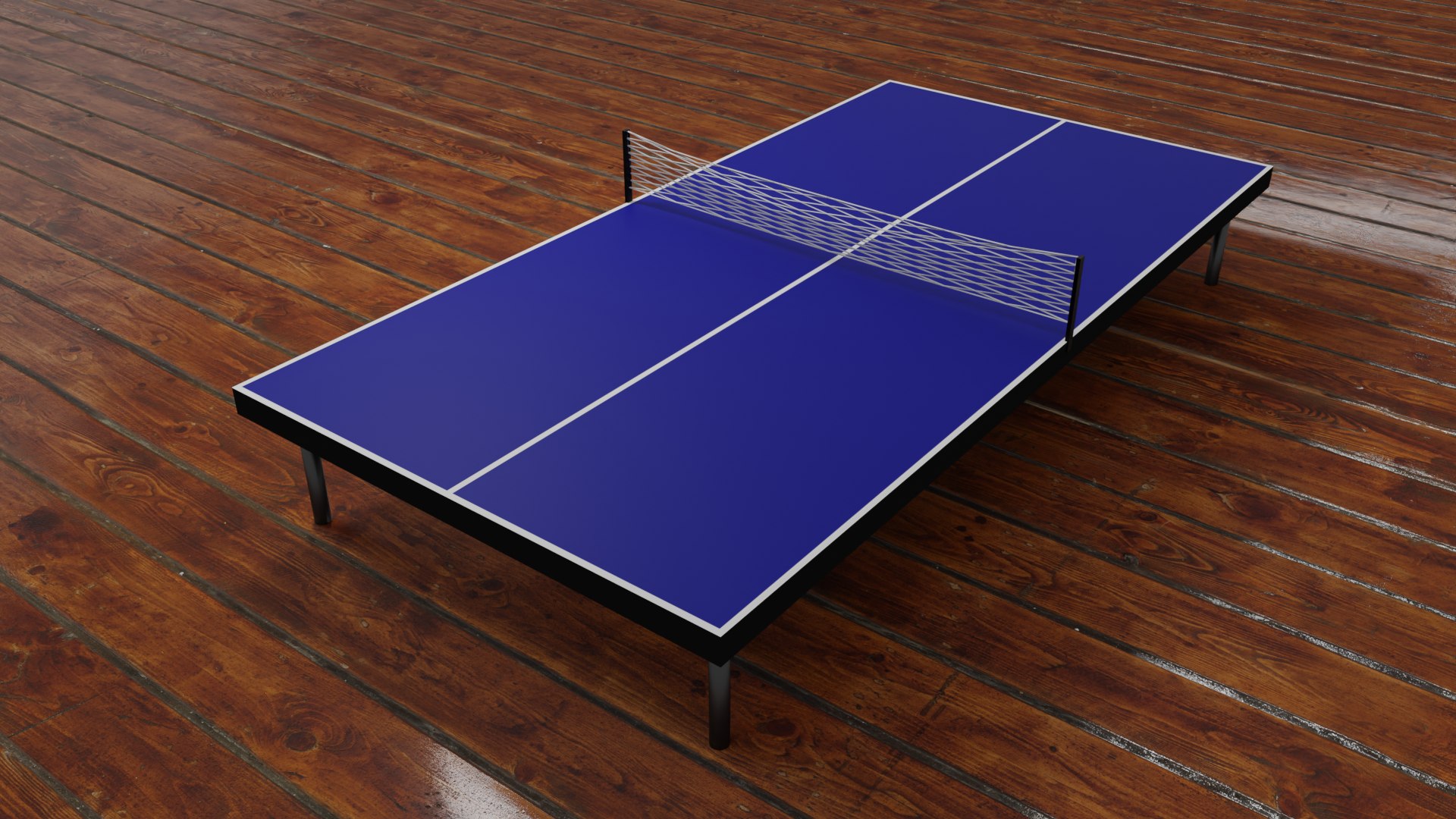 3D Realistic 3D Ping Pong Table Model - TurboSquid 2091095