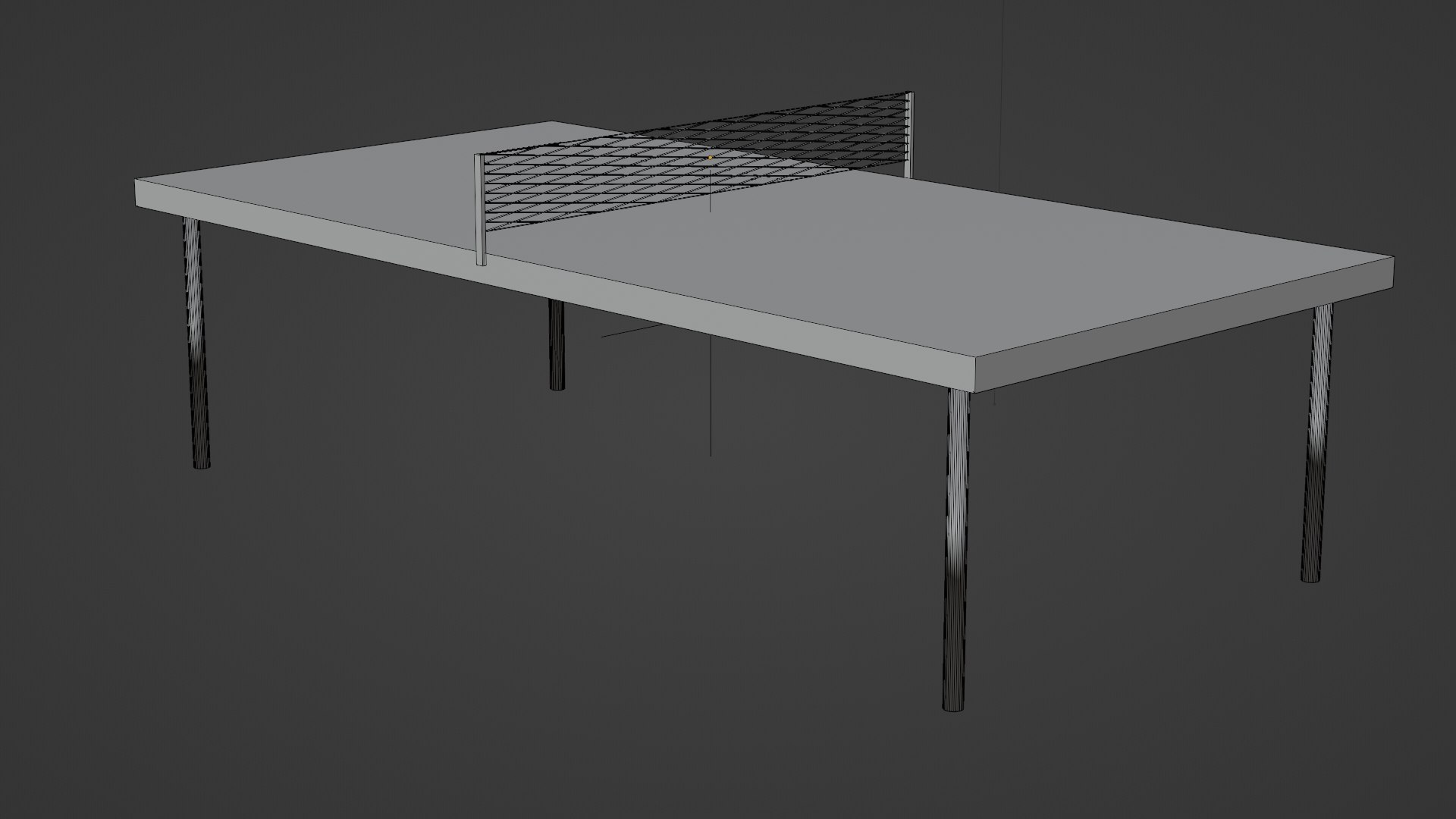 3D Realistic 3D Ping Pong Table Model - TurboSquid 2091095
