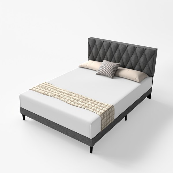 Queen Bed 3D Models for Download | TurboSquid