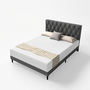 Download Free & Premium Queen Bed 3D Models | TurboSquid