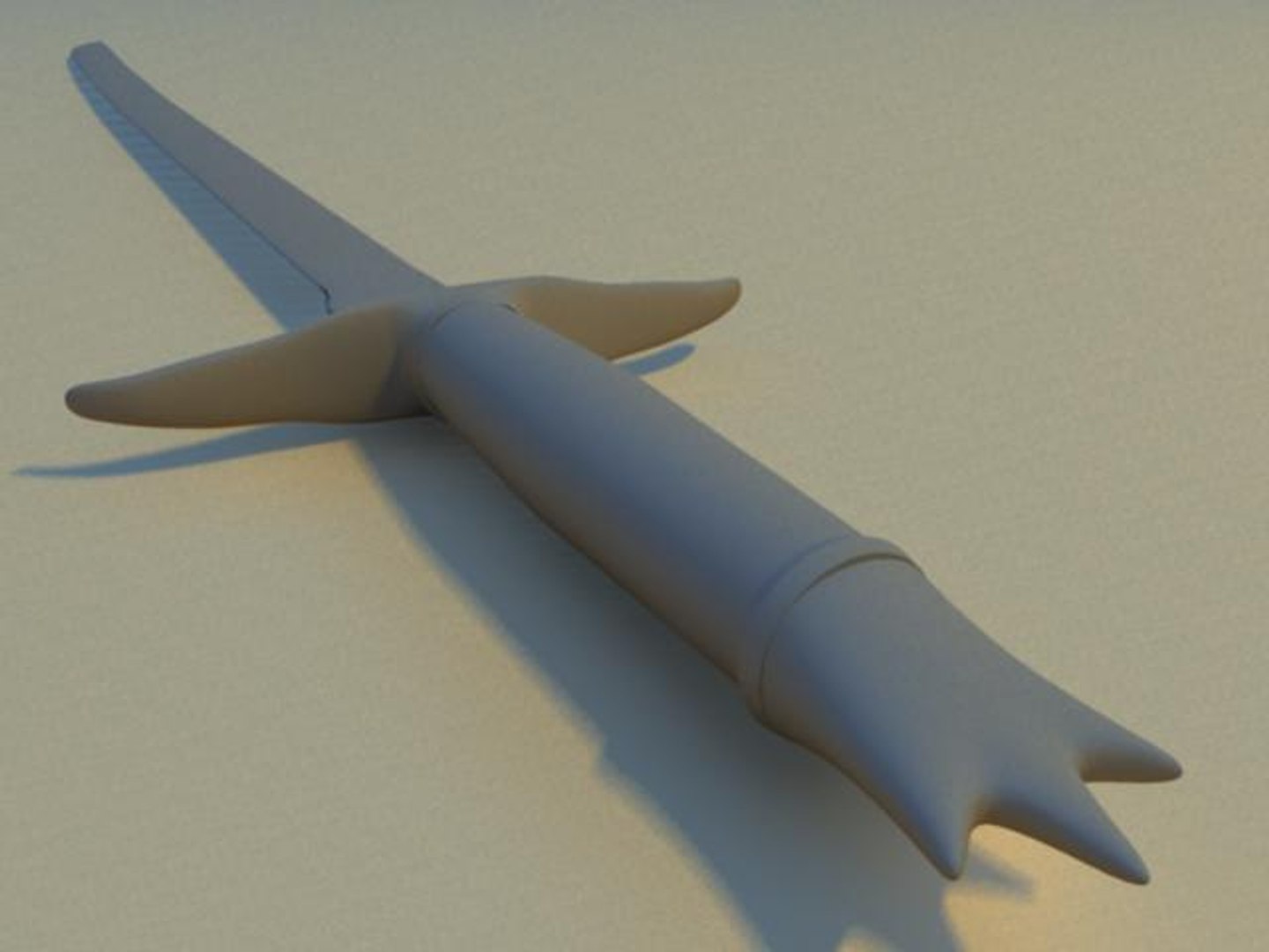3d Scimitar Model