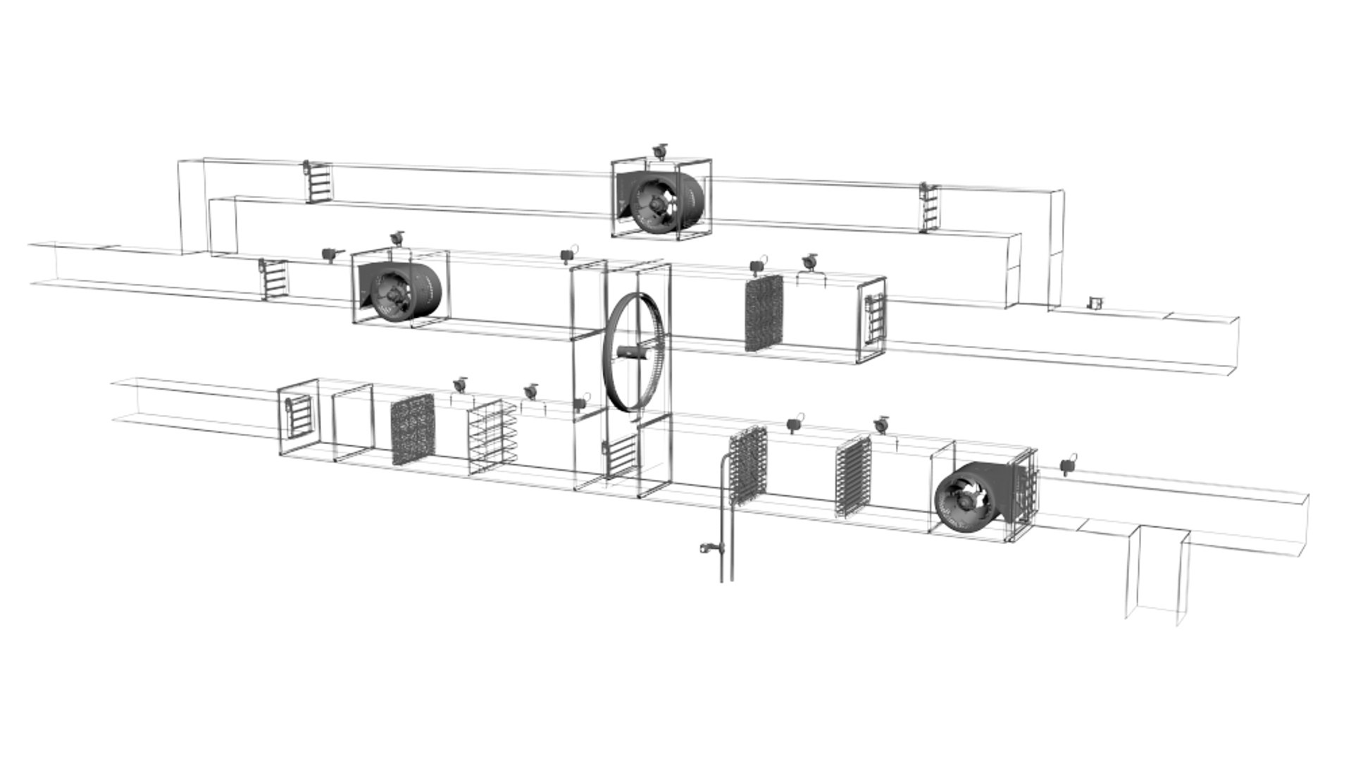 3D Energy Recovery Unit Eru - TurboSquid 1259438