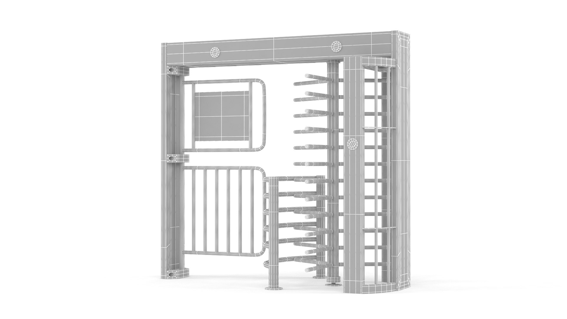 3D Turnstile Gate - TurboSquid 2258294