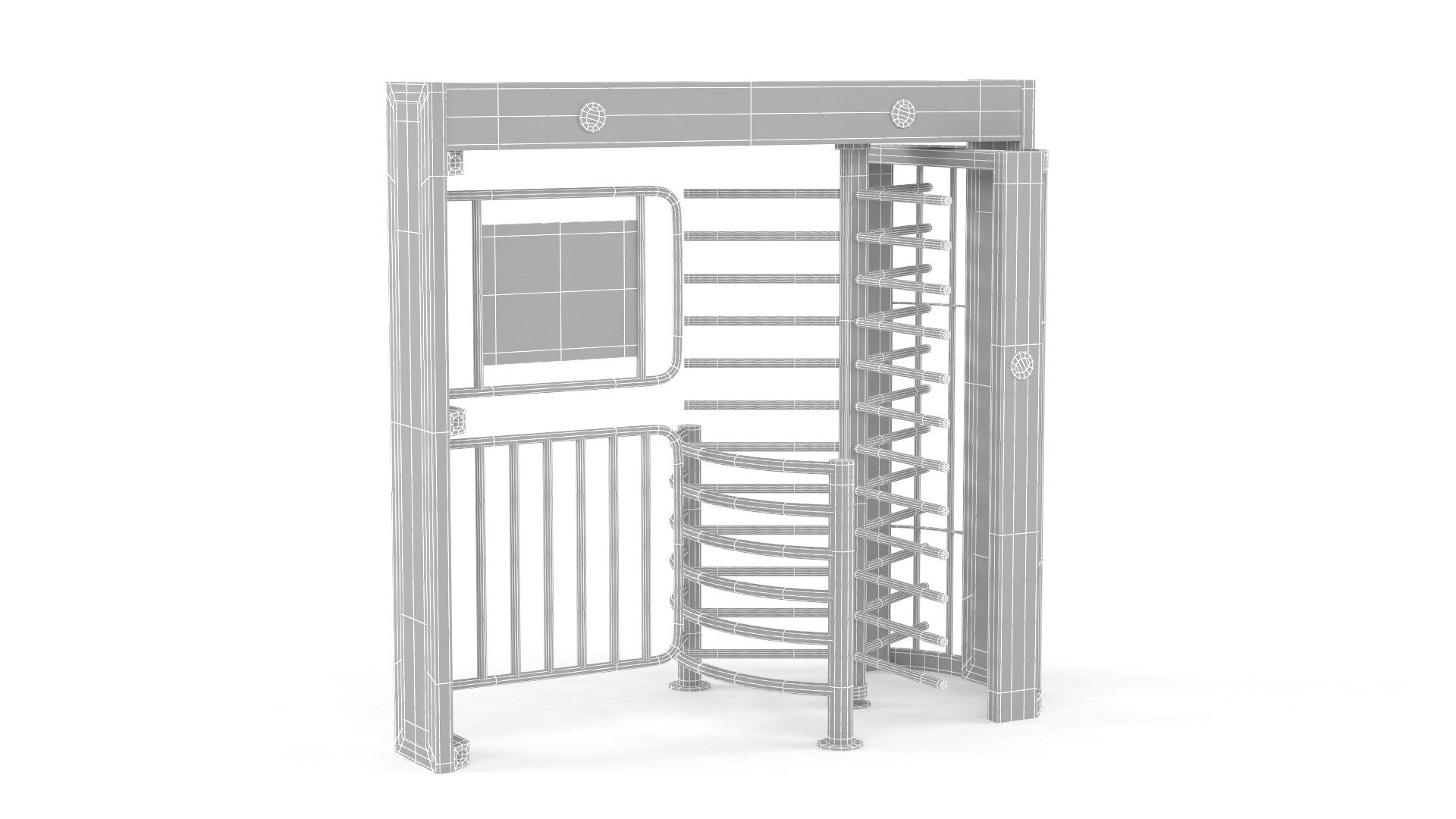 3D Turnstile Gate - TurboSquid 2258294