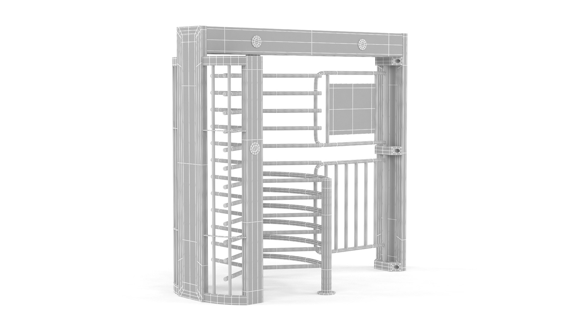 3D Turnstile Gate - TurboSquid 2258294