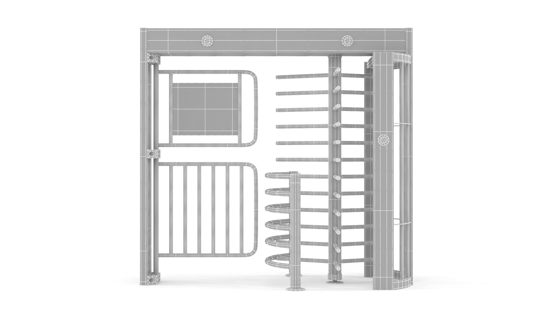 3D Turnstile Gate - TurboSquid 2258294