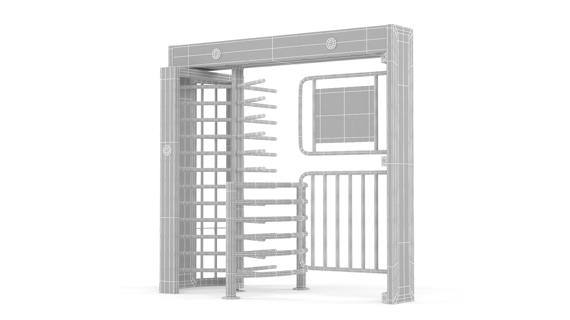 3D Turnstile Gate - TurboSquid 2258294