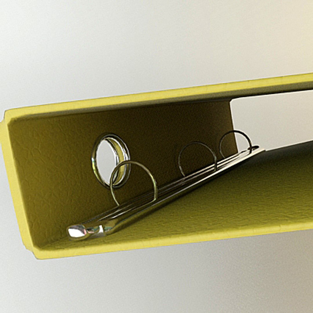 Binder File 3d Model
