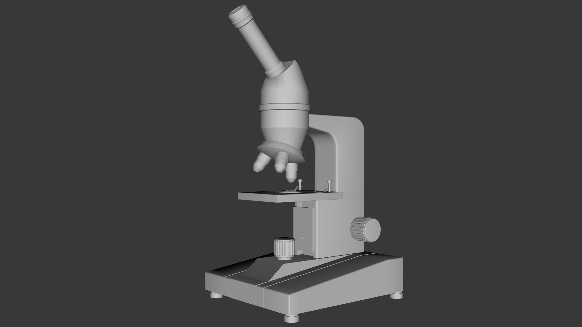 3D Microscope Medical Prop Low-poly 3D Model - TurboSquid 2408987