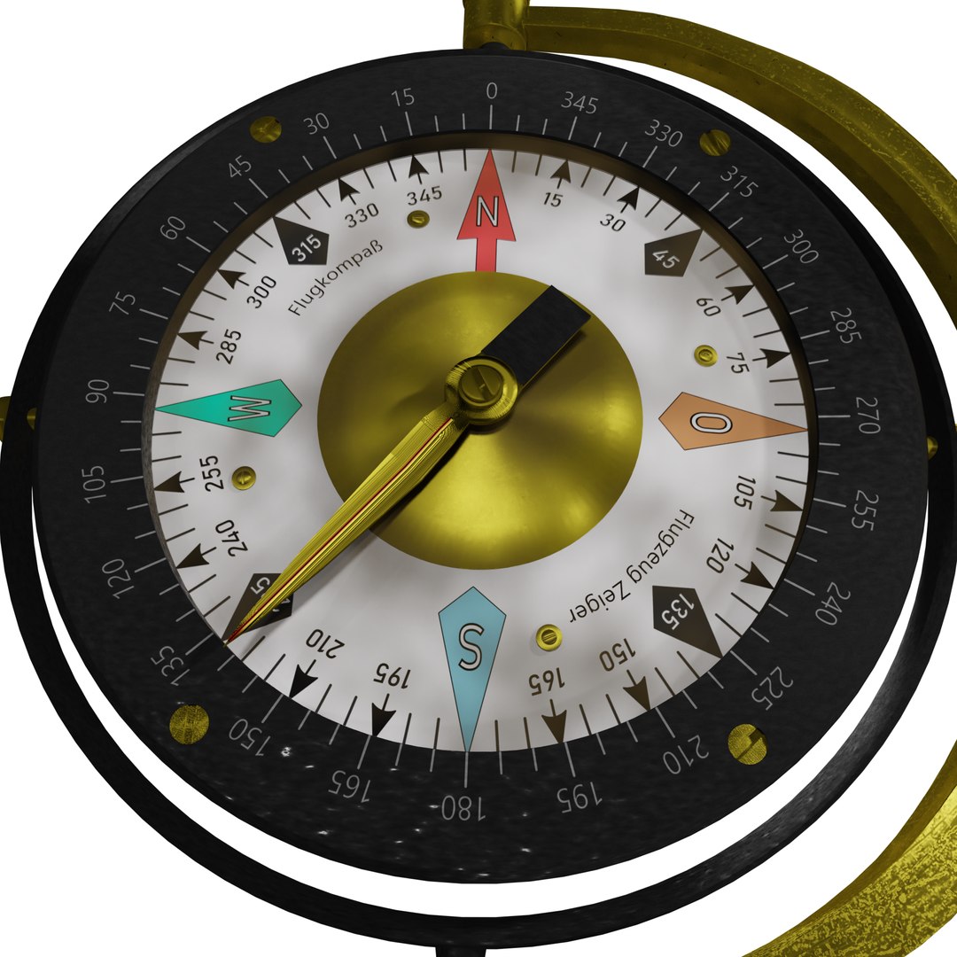 3D Compass Aircraft Model - TurboSquid 1485875