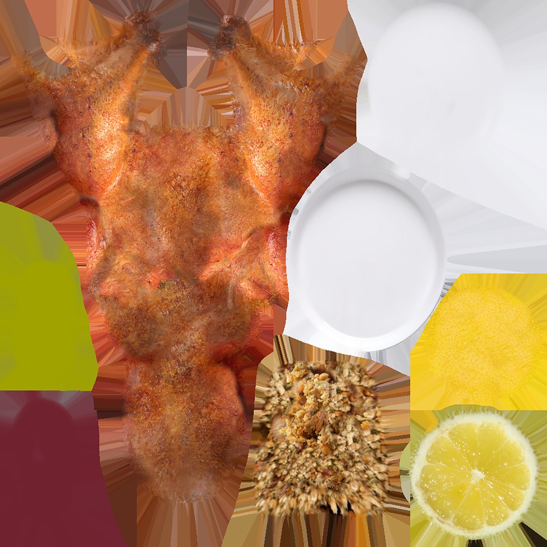 Thanksgiving Turkey Plate Model - TurboSquid 1826713