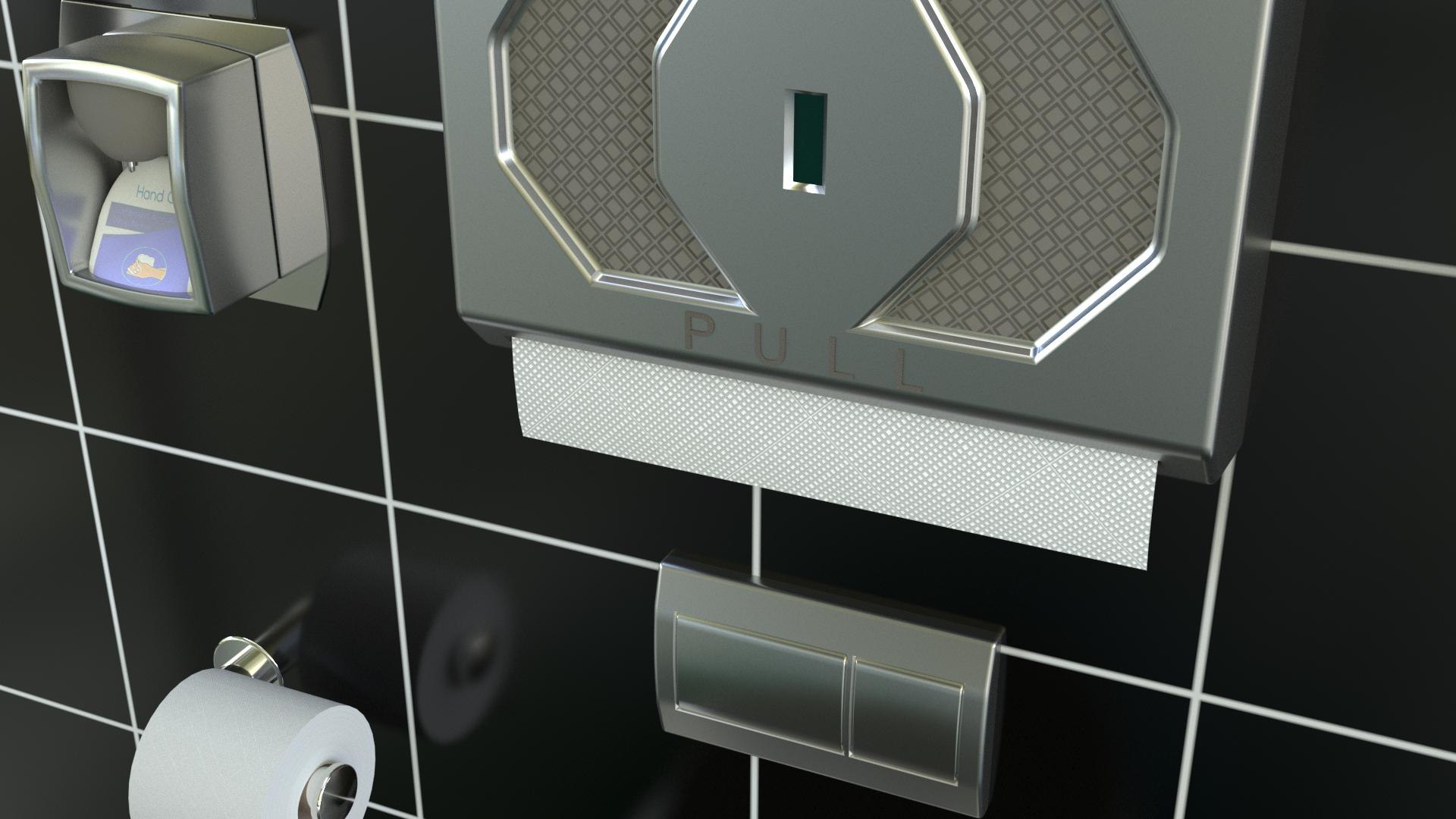 Bathroom Assets 3D Model - TurboSquid 2207247