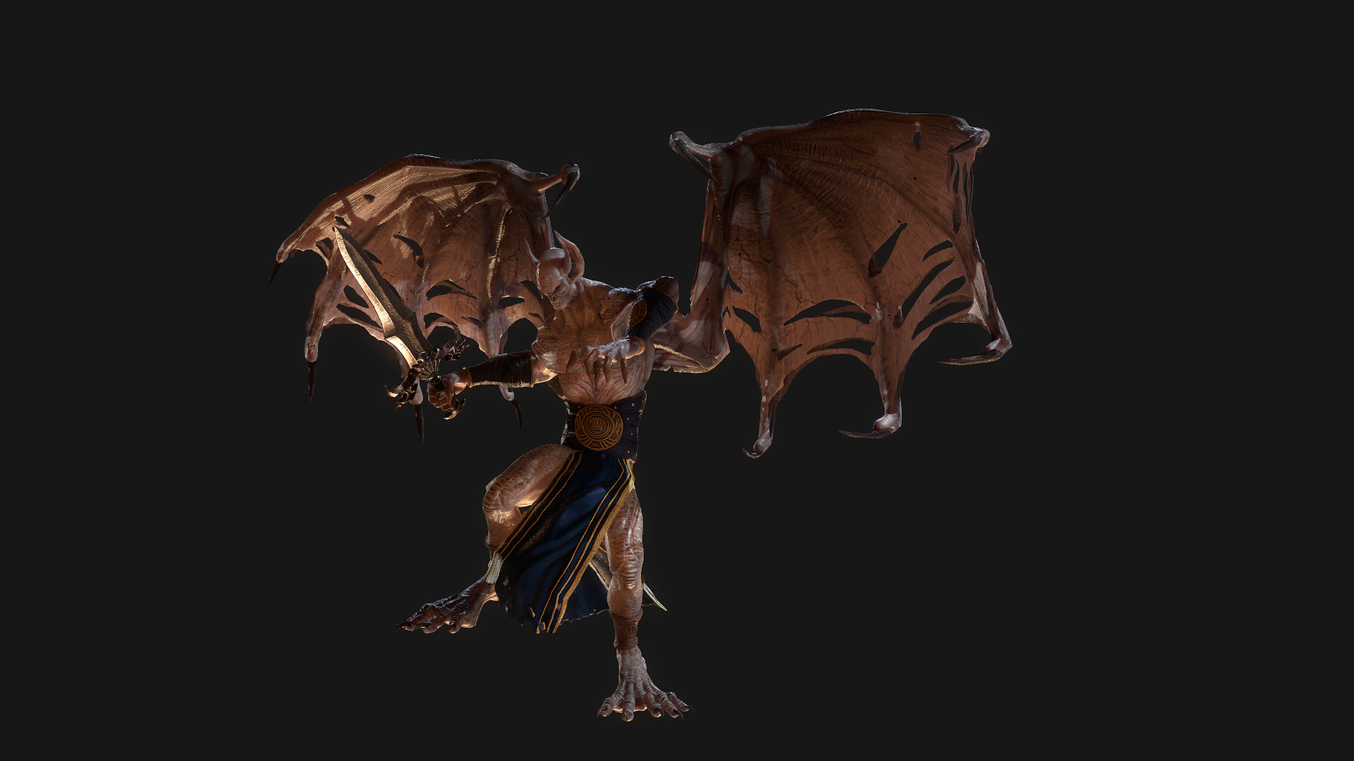 Monstro demônio vampiro Modelo 3D - TurboSquid 1857760