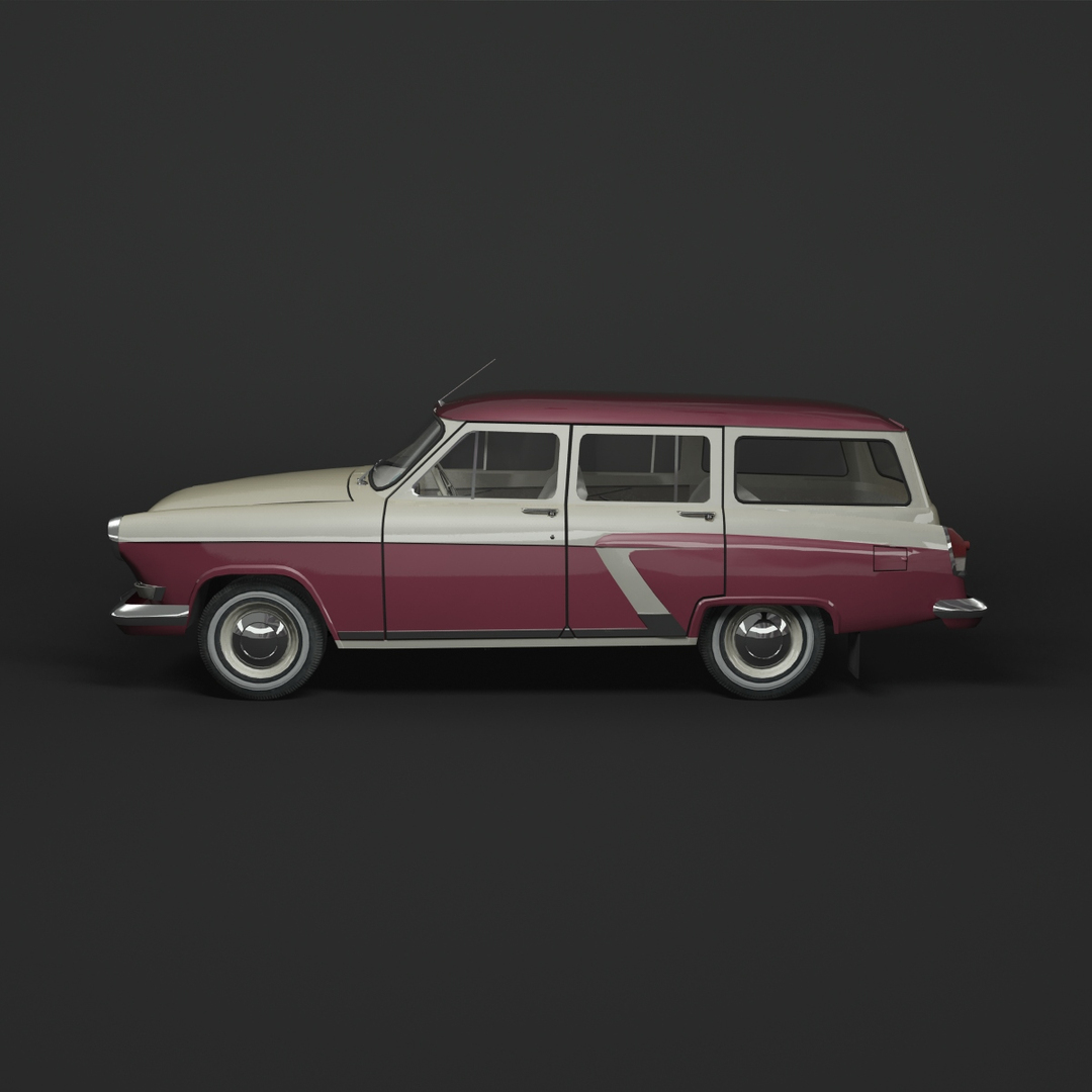 3dsmax Gaz-22 Volga Car