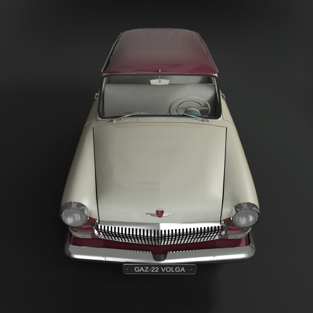 3dsmax Gaz-22 Volga Car