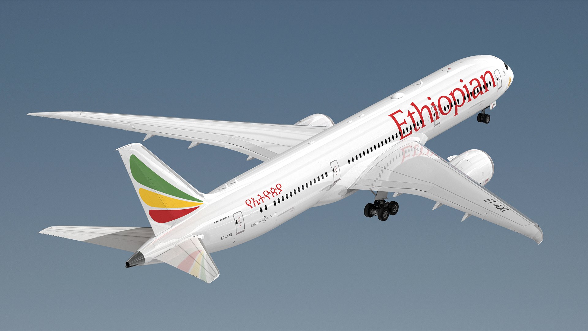 3D Boeing 787-9 Ethiopian Airlines - TurboSquid 2006745