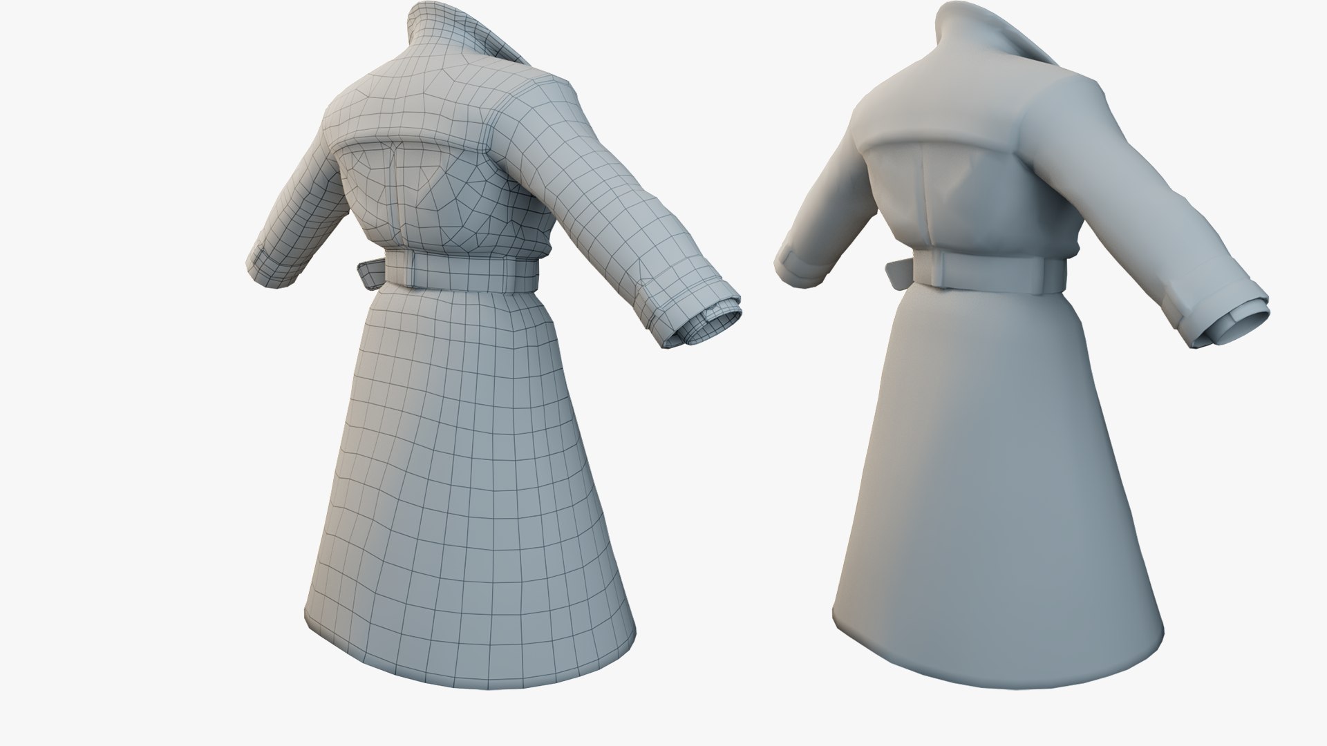 3D Long Suit Base Mesh 2 - TurboSquid 2154109